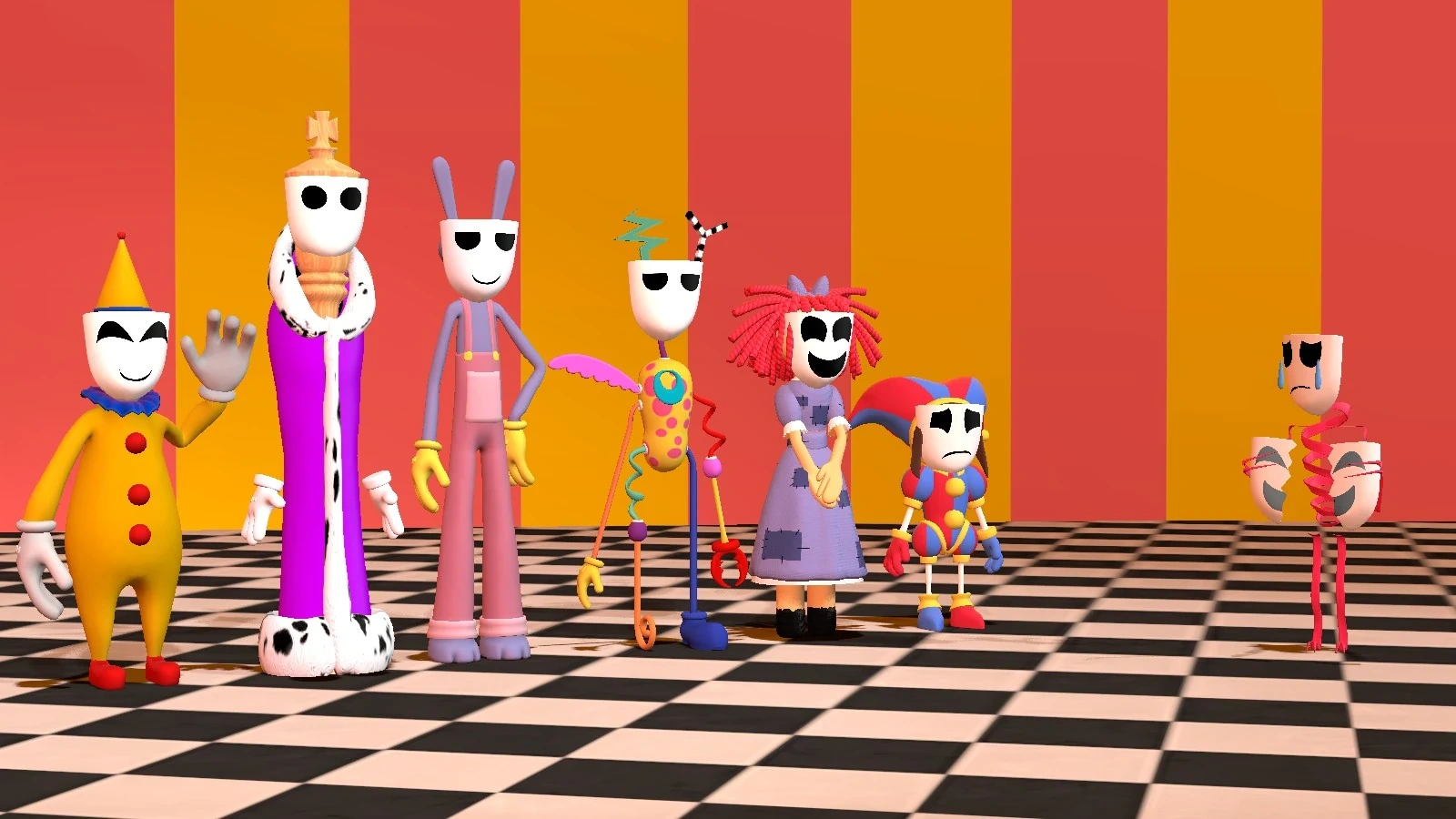 The humans wearing Gangle's mask! | Fandom