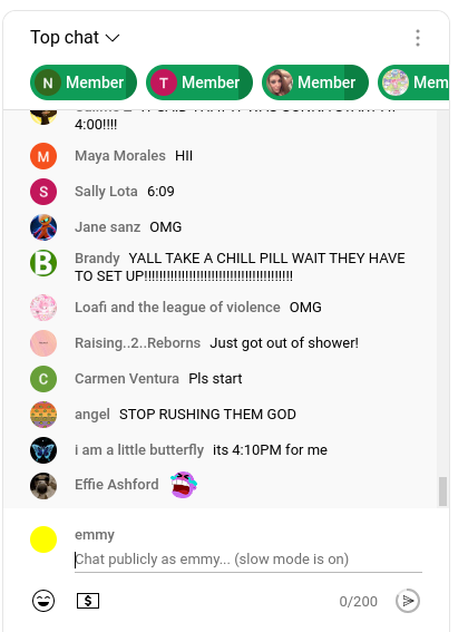 this chat is so chaotic lmfao (live chat for krewmas 2022) | Fandom