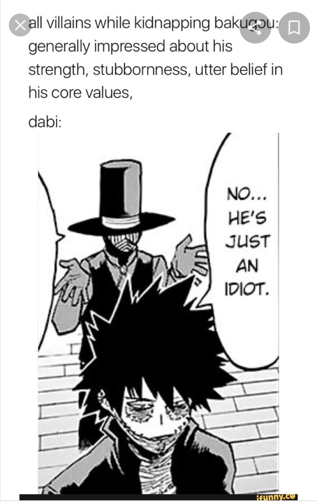 Dabi Memes Any Stan Can Appreciate Not Mine Scribbling Is Erasing Bad Hand Sign Fandom