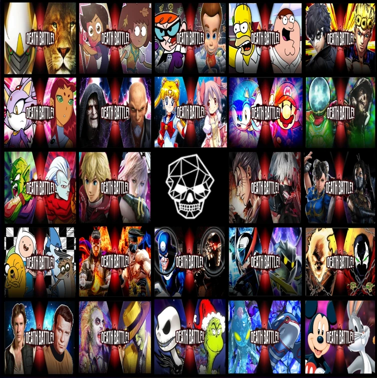 My Death Battle 2024-2025 non Kickstarter Bingo Card | Fandom