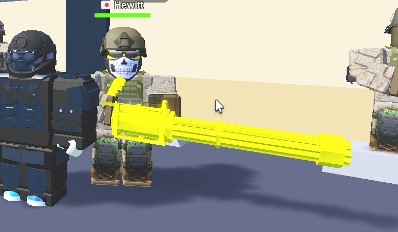 Wait how does this juggernaut have a golden mini gun? | Fandom