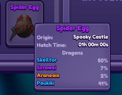 Spooder egg chances | Fandom