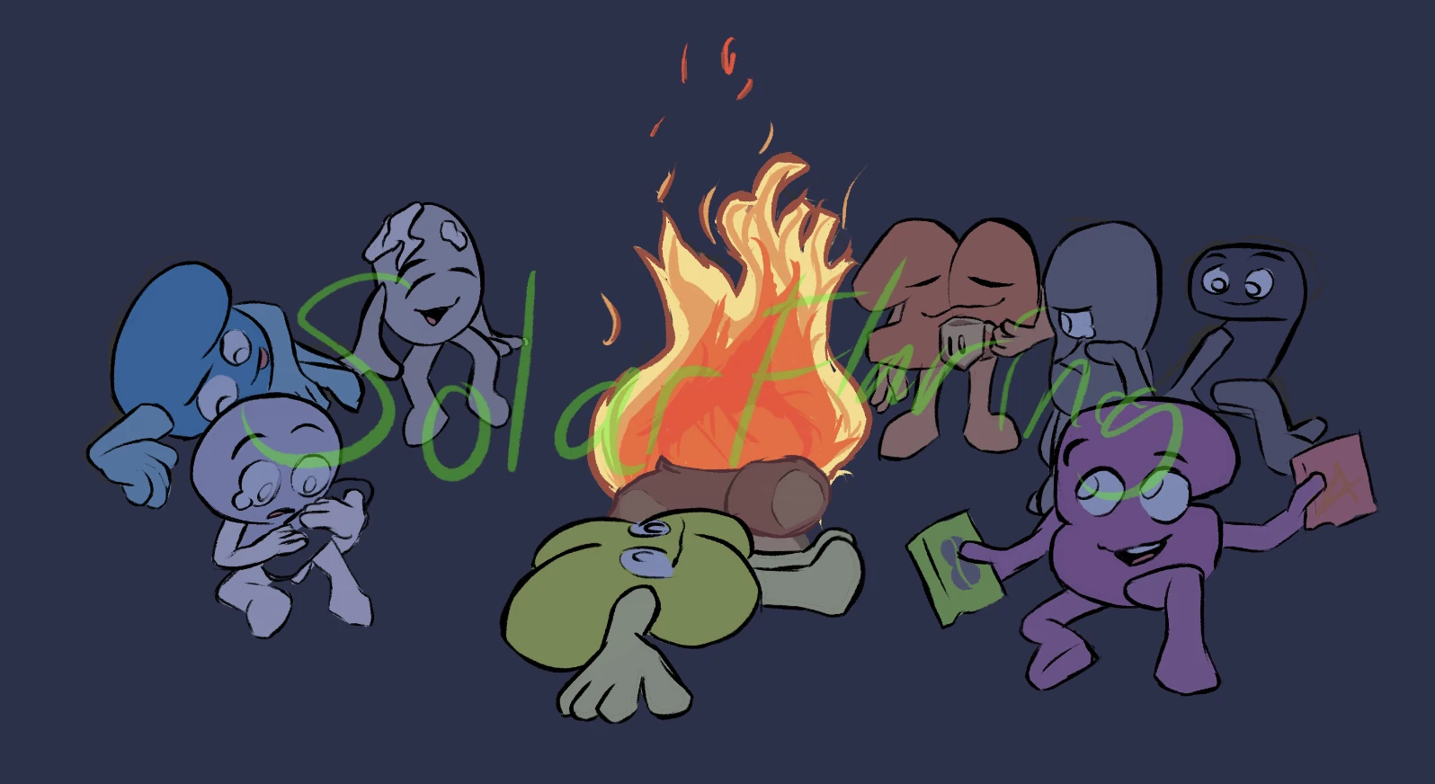 pogress on the little campfire | Fandom