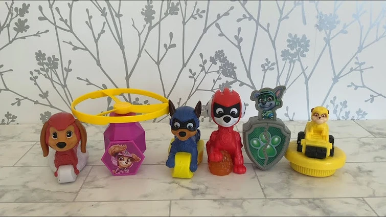 Burger King 2023 Paw Patrol Mighty Movie Complete Set of 6 Collection Review | Fandom