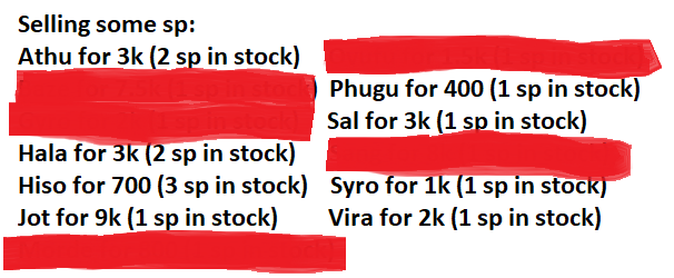Selling some sp | Fandom