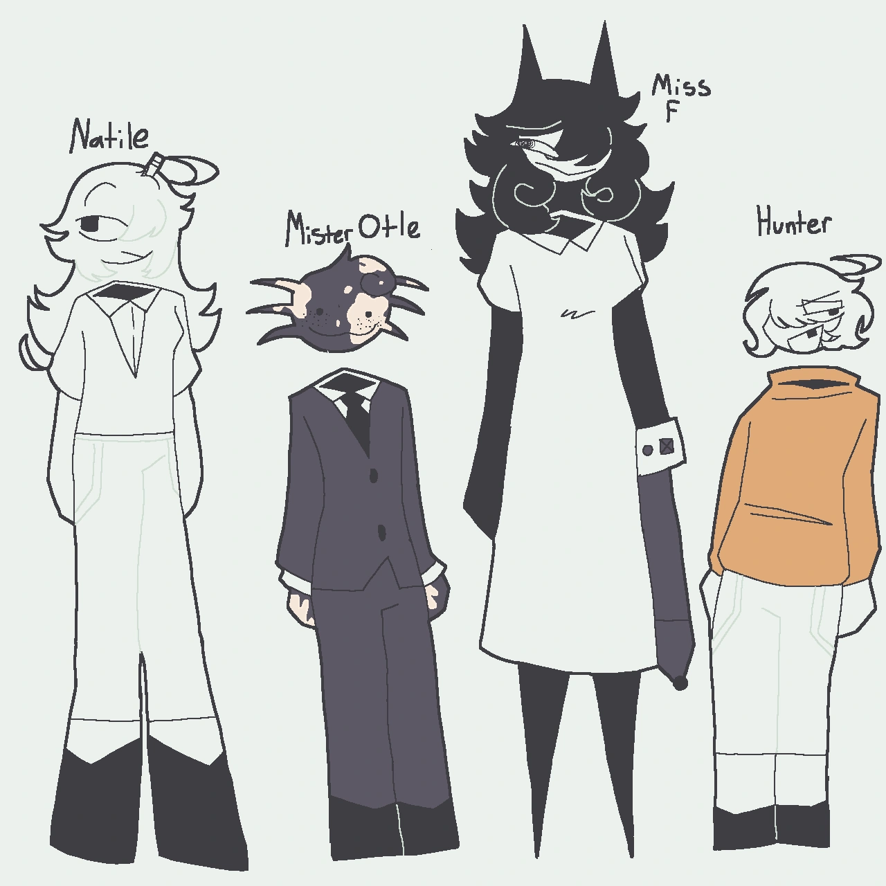 Some ocs i redrew for the BiB I’m doing | Fandom