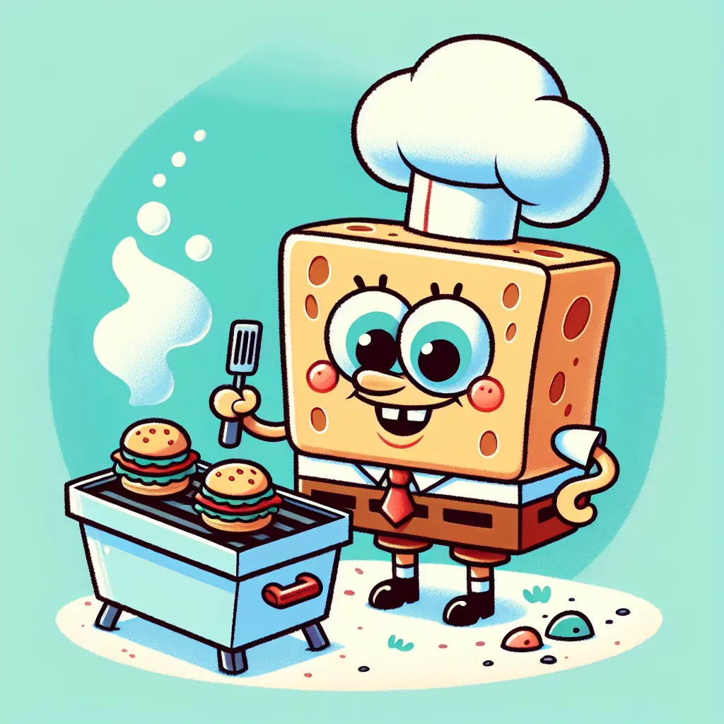 SpongeBob cooking Krabby Patties | Fandom