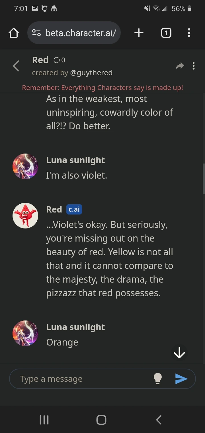 Reds strong opinions on colors | Fandom