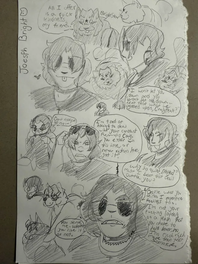 Exams drawings || Joseph Bright | Fandom