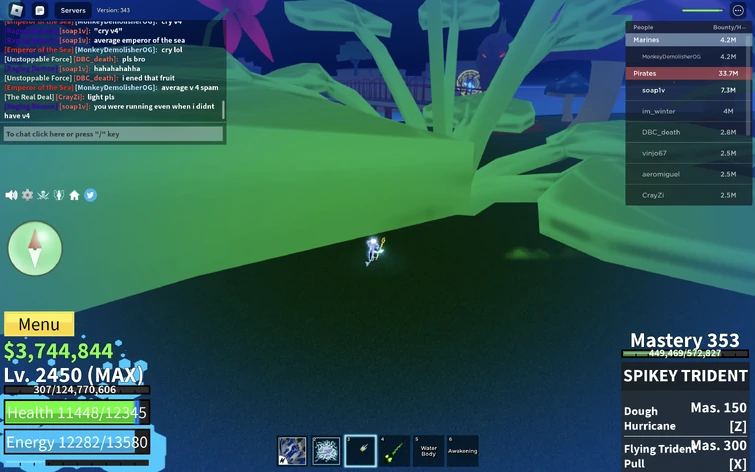average emperor of the sea behavior (most peaceful blox fruits ...