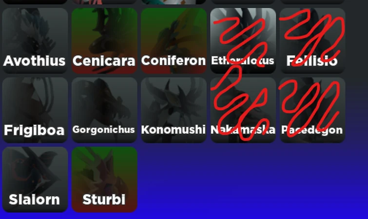 Help me get some of the species I still need! | Fandom