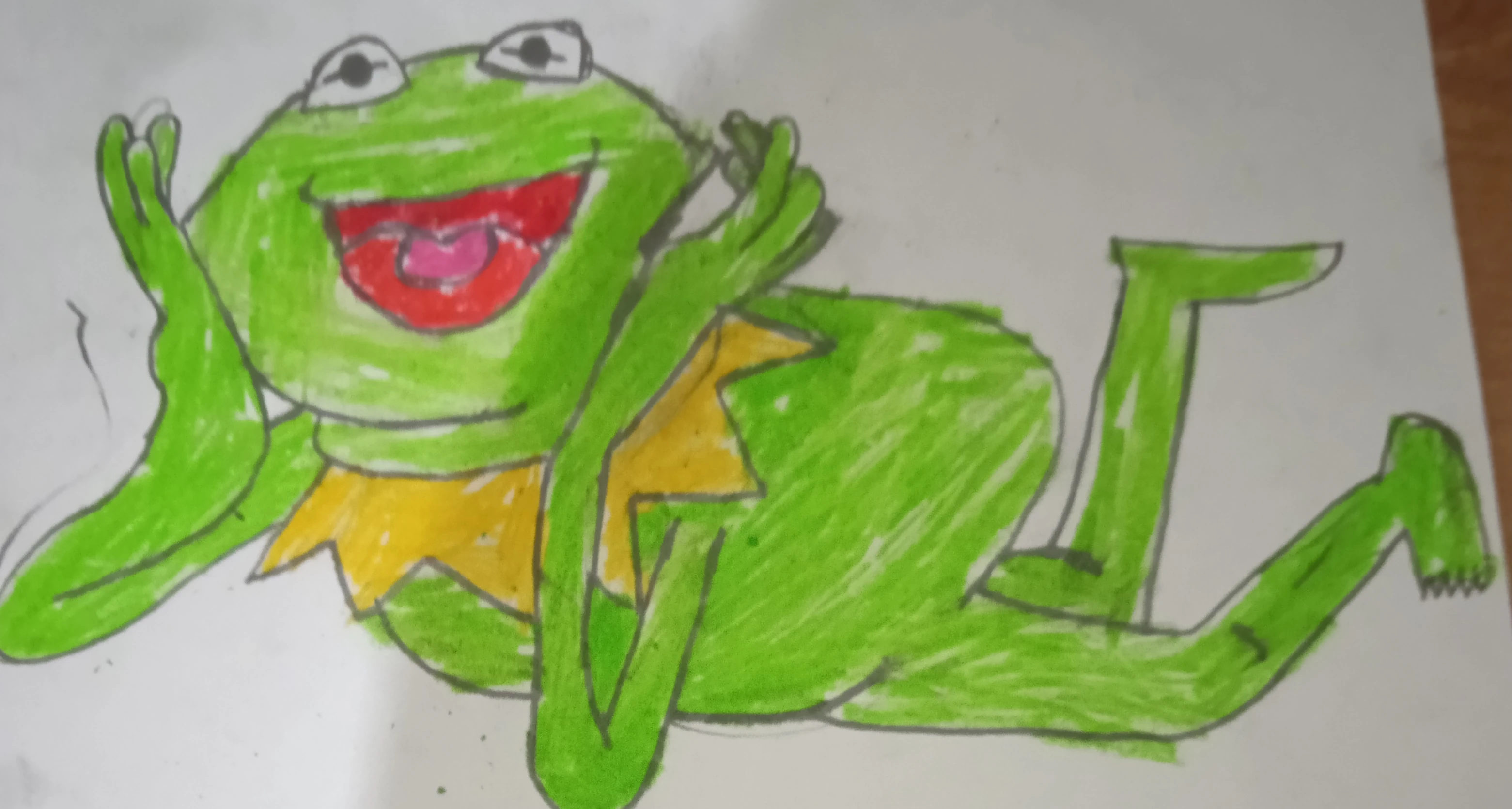 My drawing of Kermit the Frog | Fandom