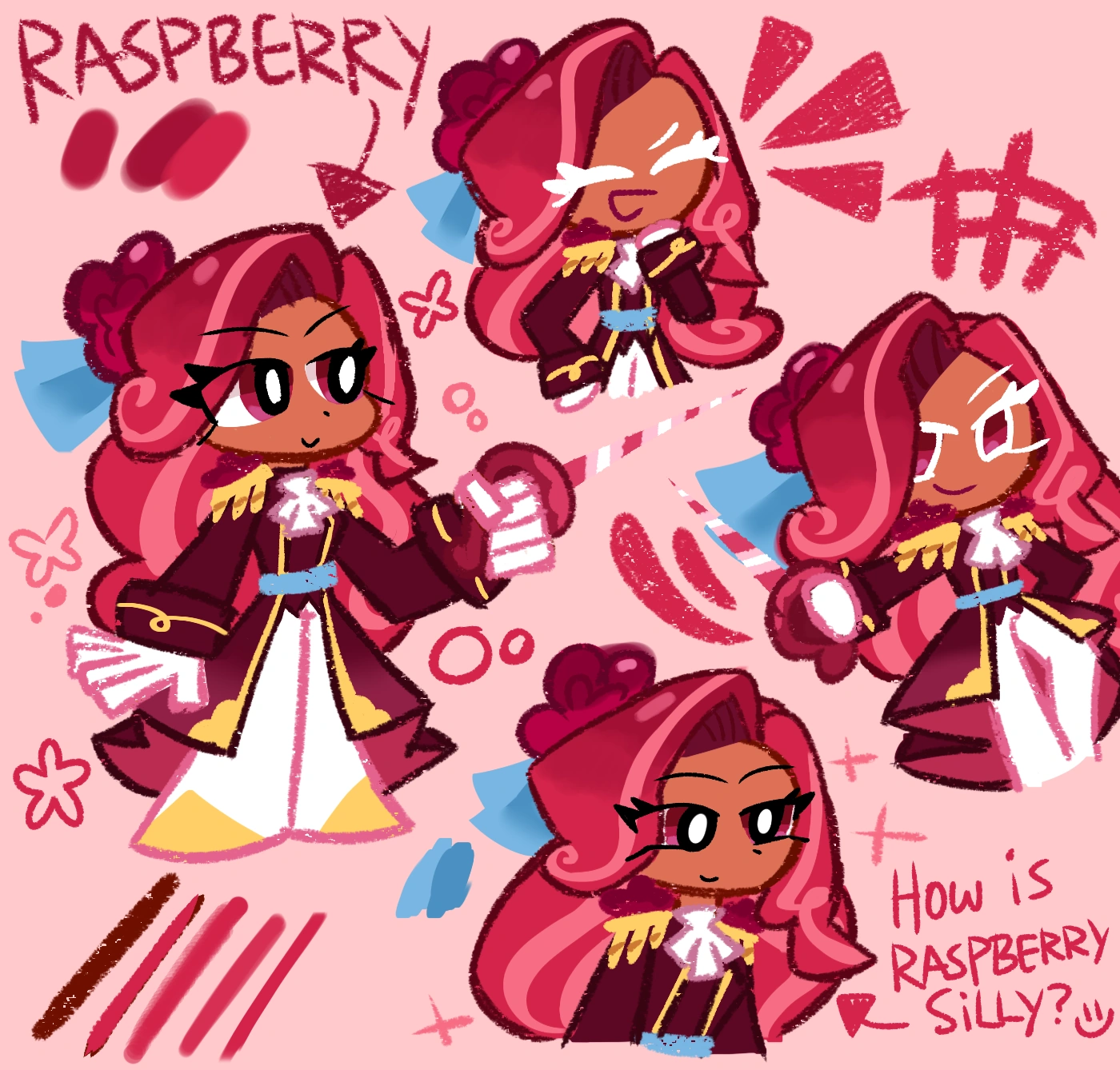 Raspberry Cookie Fanart | Fandom