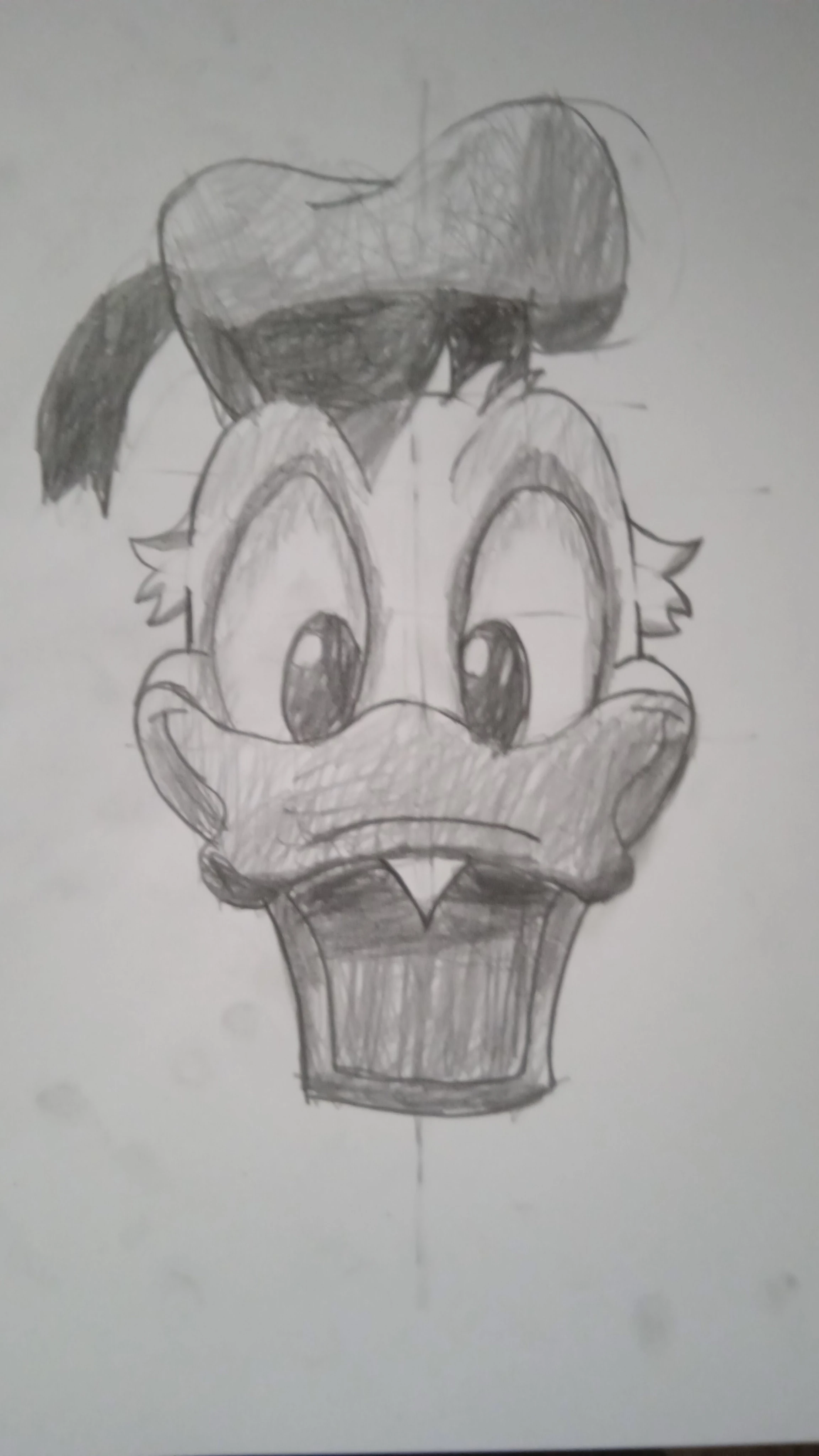 My 2nd sketch of Donald | Fandom