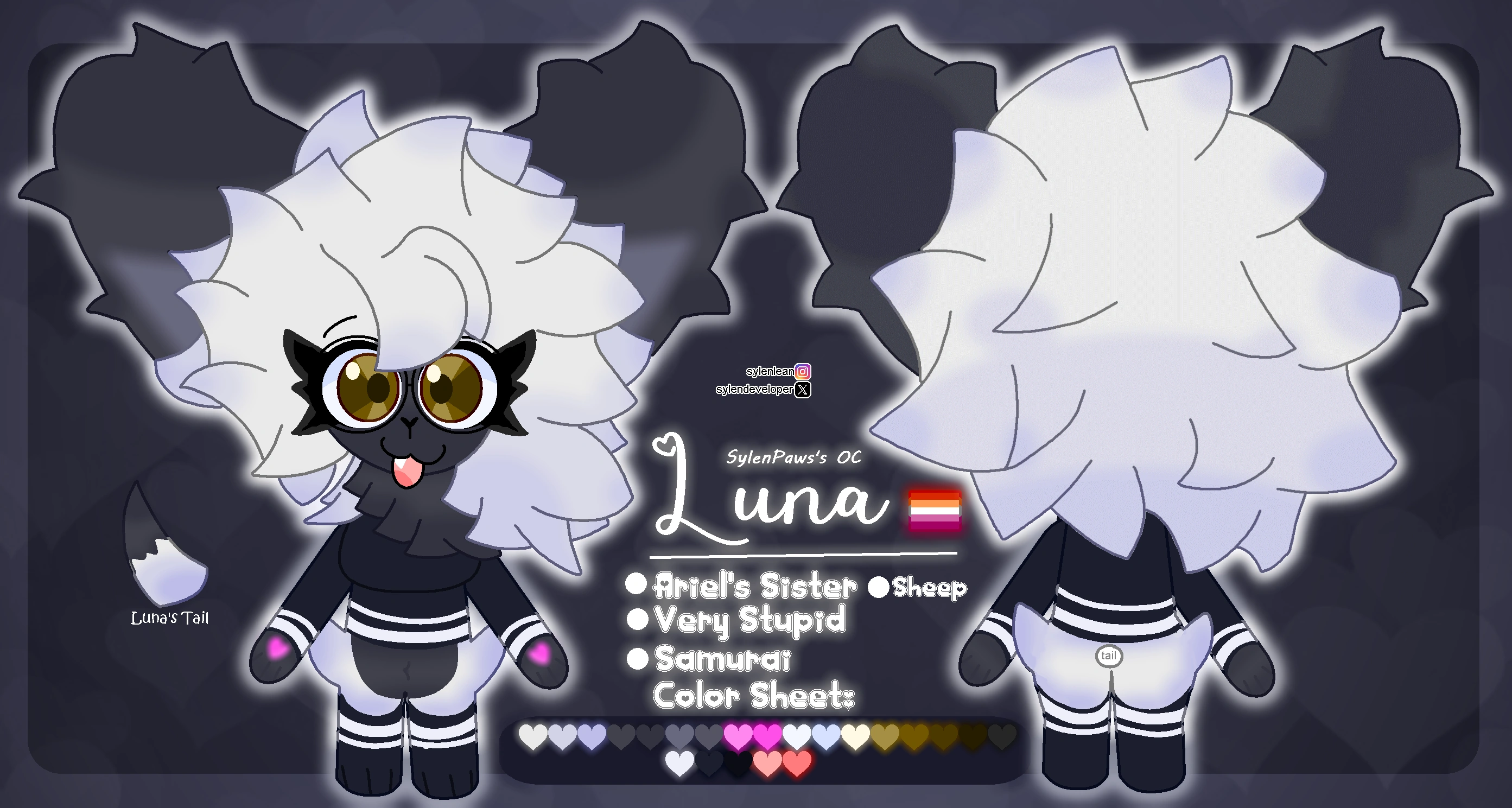 179 - New reference sheet for my OC, Luna! | Fandom