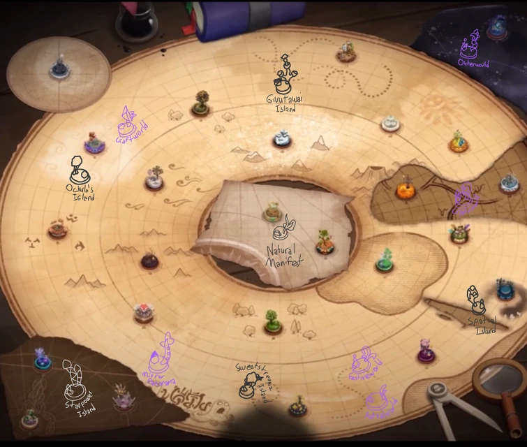 Map with my fanmade Monster World islands | Fandom