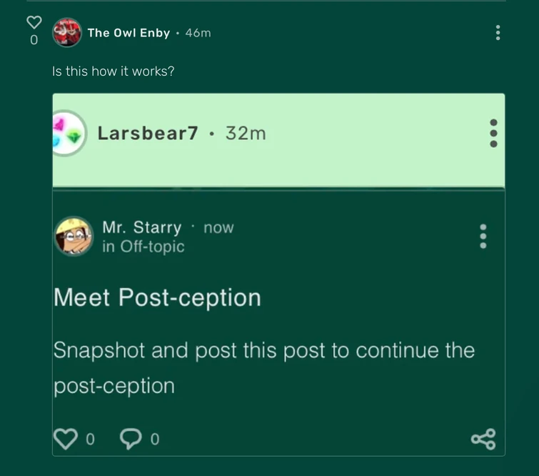 Meet Post-ception | Fandom