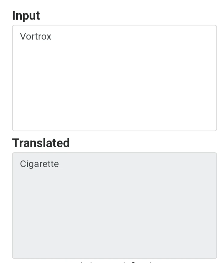 This is what you get when you hyperstranslate "Vortrox" 10 times | Fandom