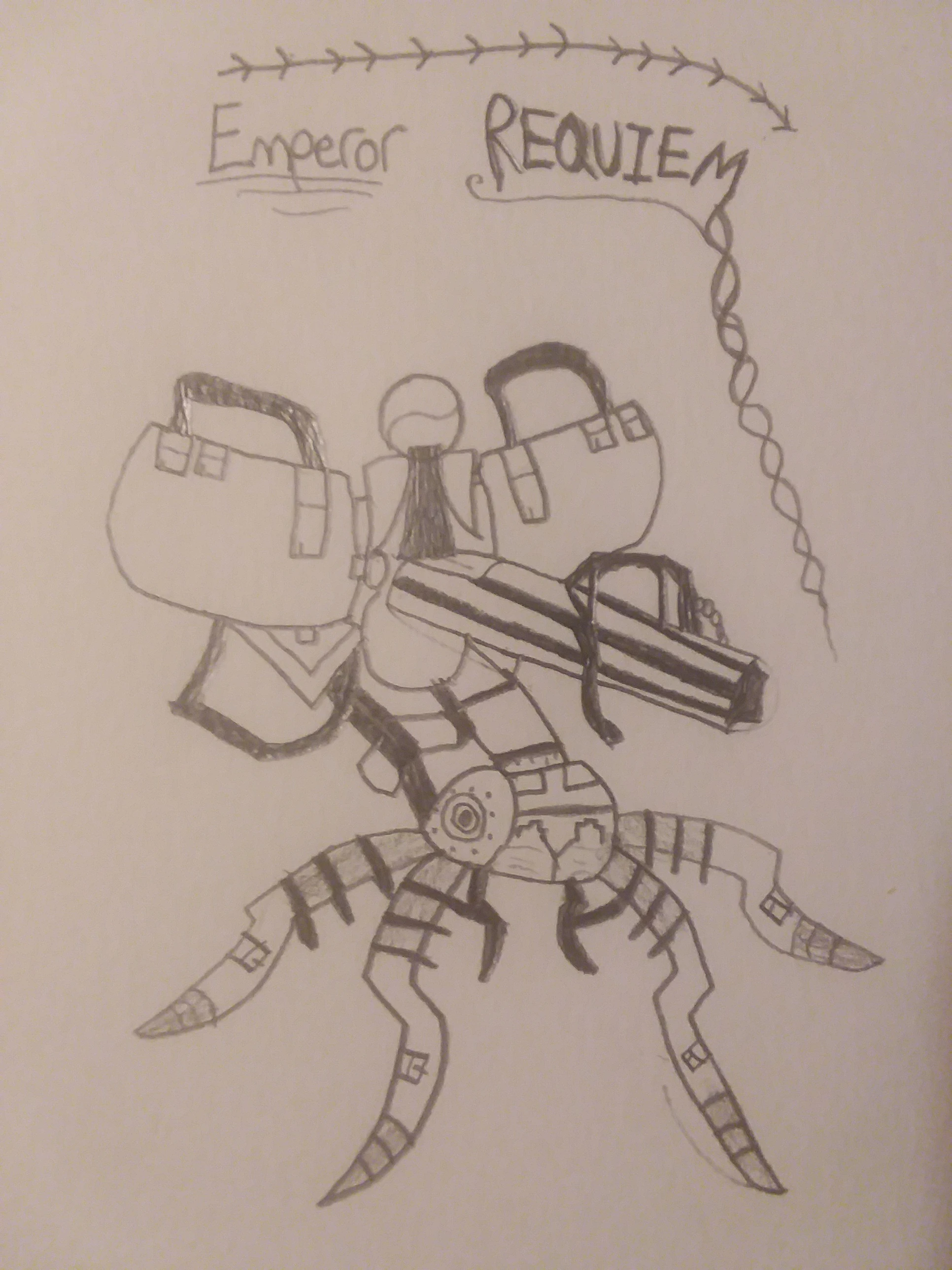 I finally drew Emperor Requiem. :) | Fandom