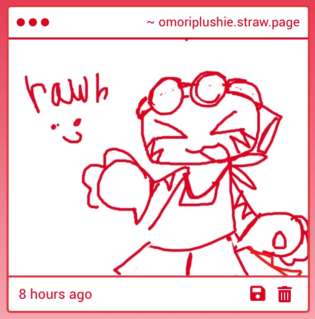 Heheh.. cute strawpage drawings i wish to share 💐 (and cat shrimpo… ig ...