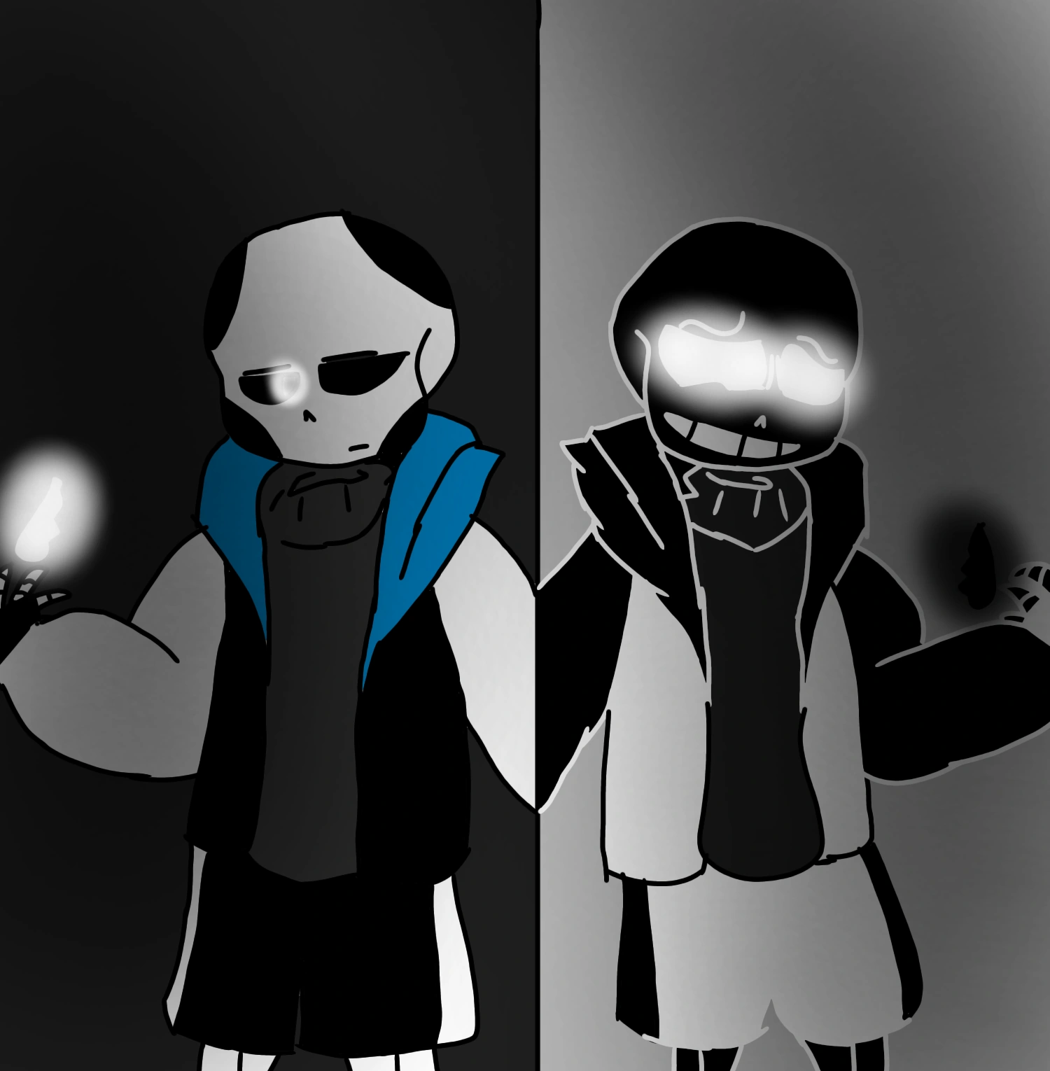 This Is My Au Character DrawSans Of Godverse DrawTale | Fandom