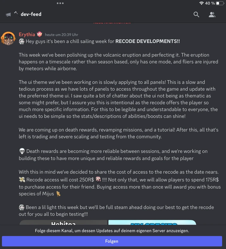 RECODE IS 250 RBX! | Fandom