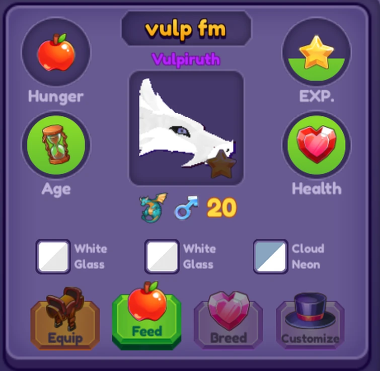 LF FM 2/3 BM Vulp or leg e 1/3 BM FM Vulp | Fandom