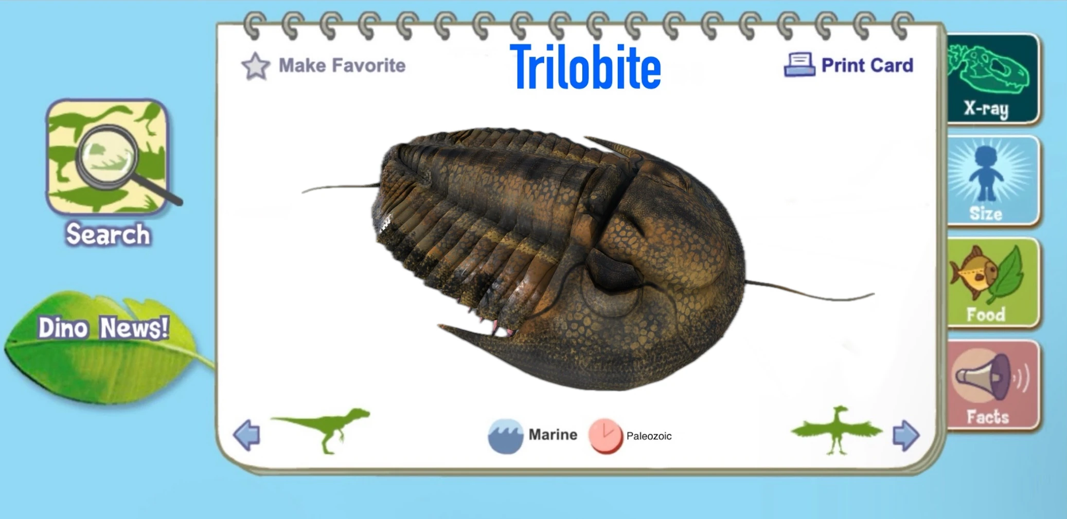 Trilobite Dinosaur Train Field Guide | Fandom