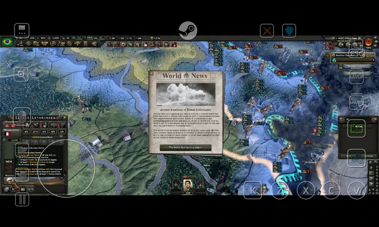 YOUR GOING TO BRAZIL (hoi4 Brazil nukes German Alsace Lorraine) | Fandom