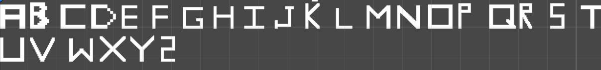 Anyone here good with pixel art, cuz here's my attempt at a font | Fandom