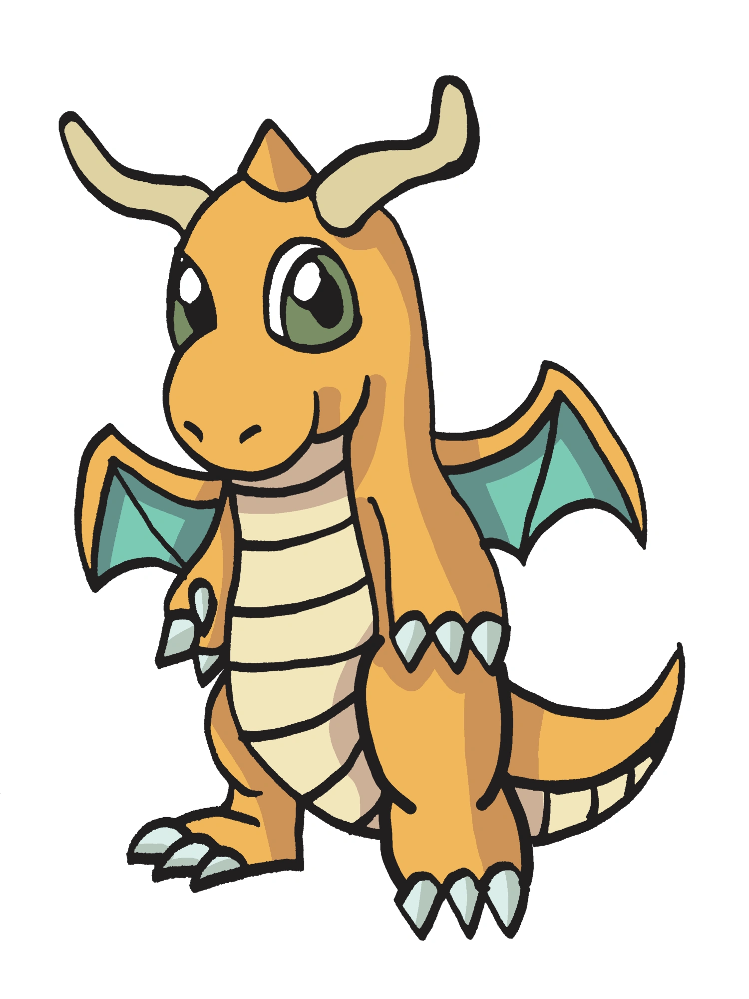 My drawing of Dragonite | Fandom