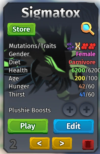 Selling this Shadow with 2 Red traits | Fandom