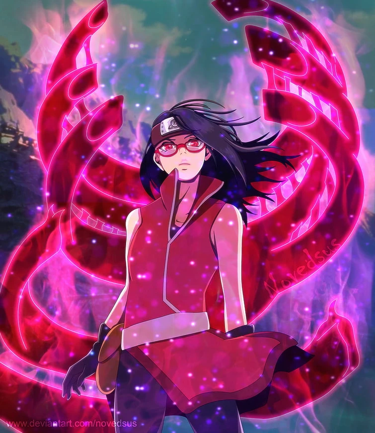 What color would Sarada’s Susanoo be? | Fandom