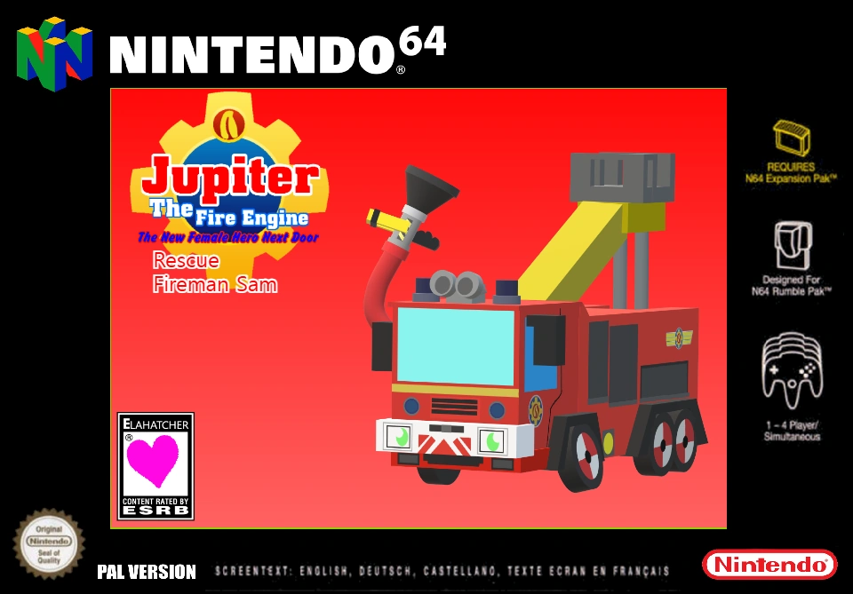 Jupiter The Fire Engine 64 Game | Fandom