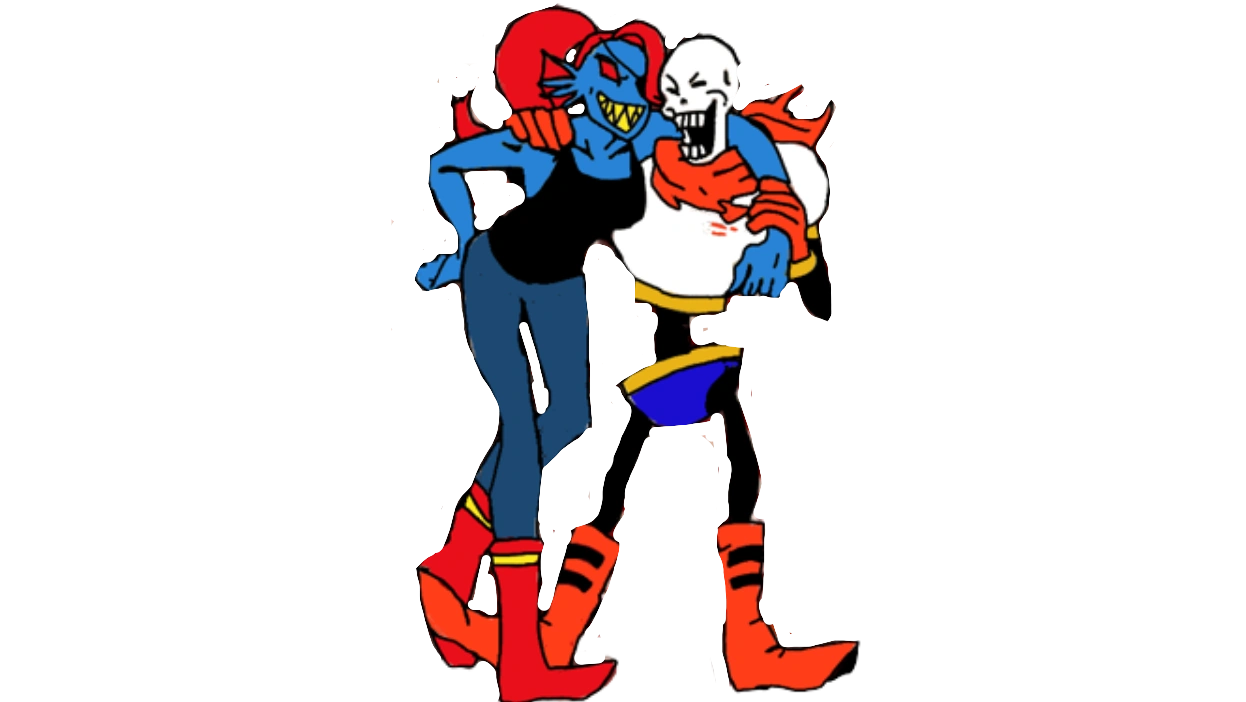 i finally made papy x undyne fanart | Fandom