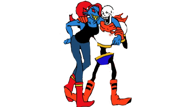 i finally made papy x undyne fanart | Fandom