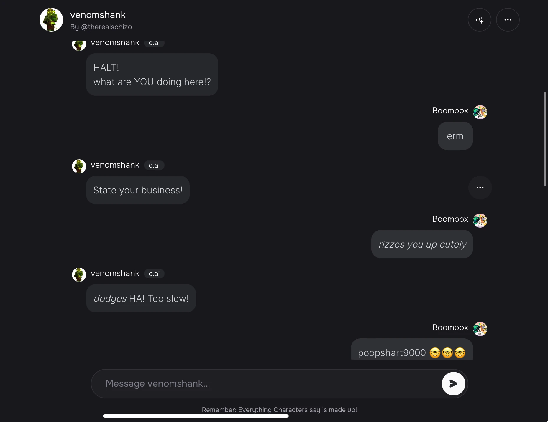 got a bit silly with the venomshank | Fandom