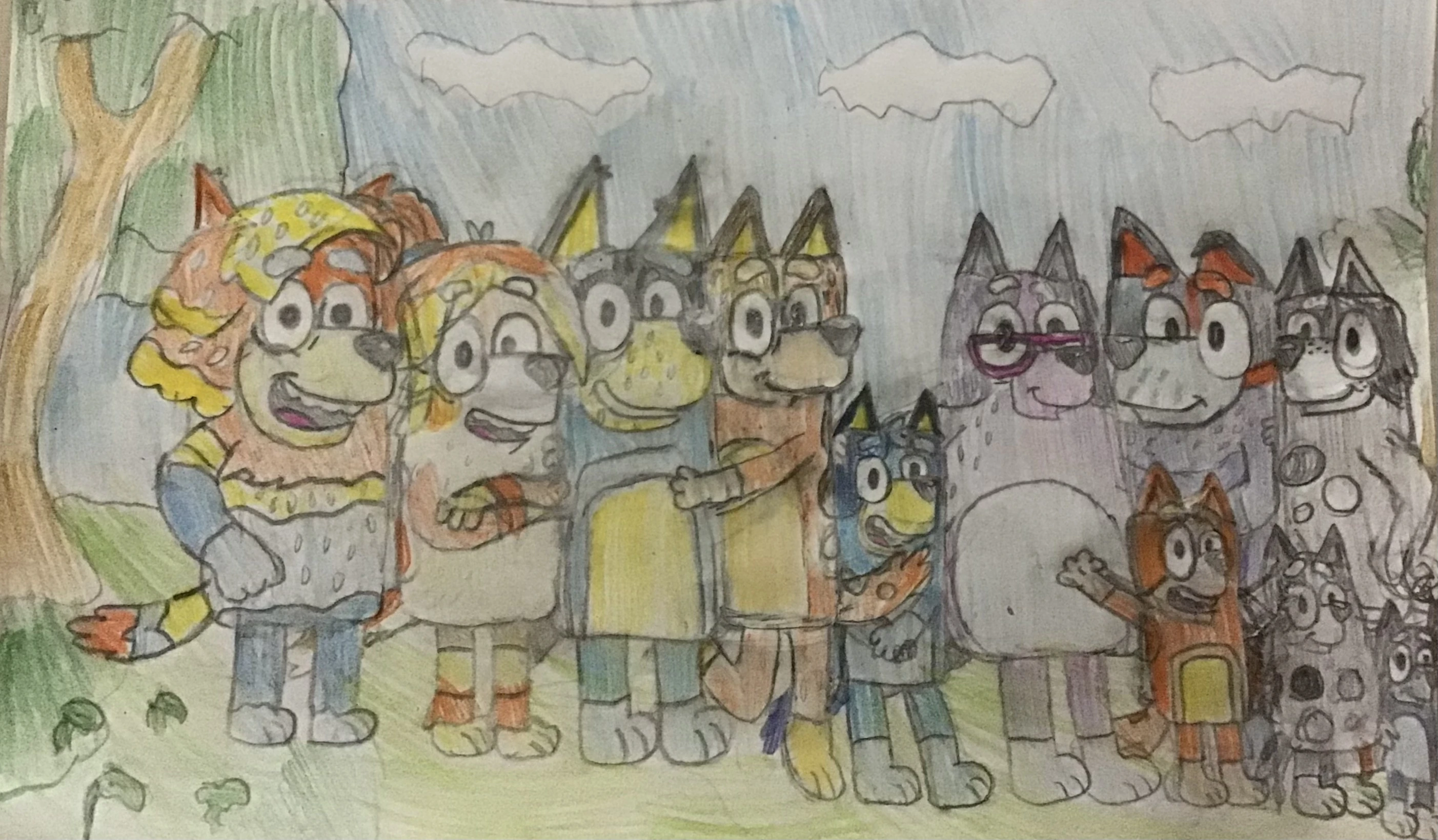 Heeler Family Picture Recreation (6 Years Later) | Fandom