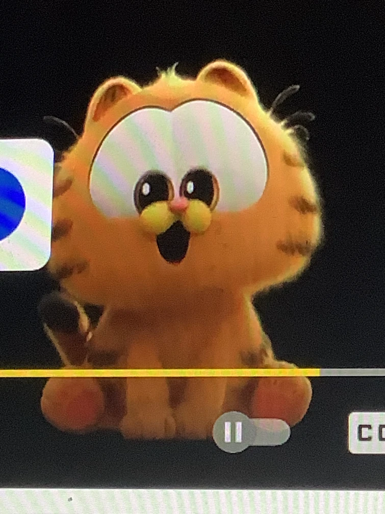 Baby Garfield in black background | Fandom