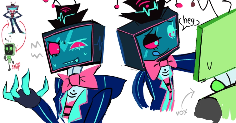 vee & vox doodle | Fandom