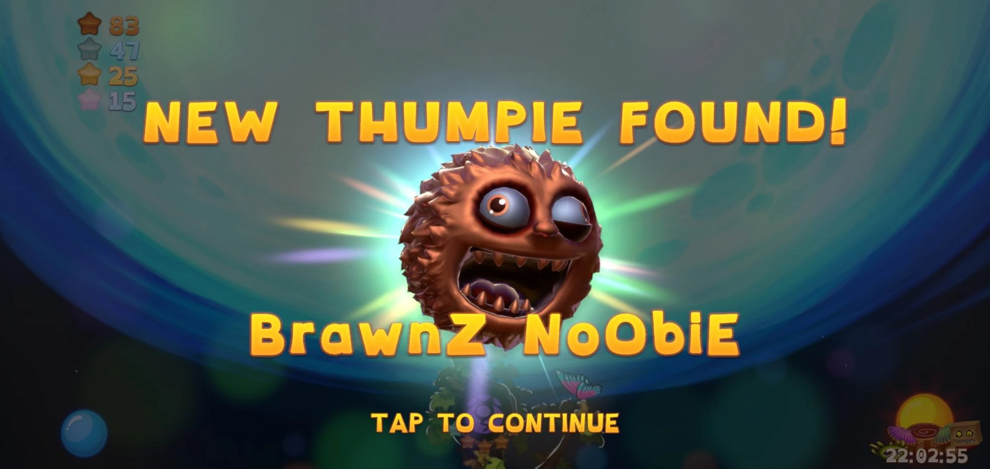 Just completed the tree in the new thumpies game and got Brawnz NoObiE ...