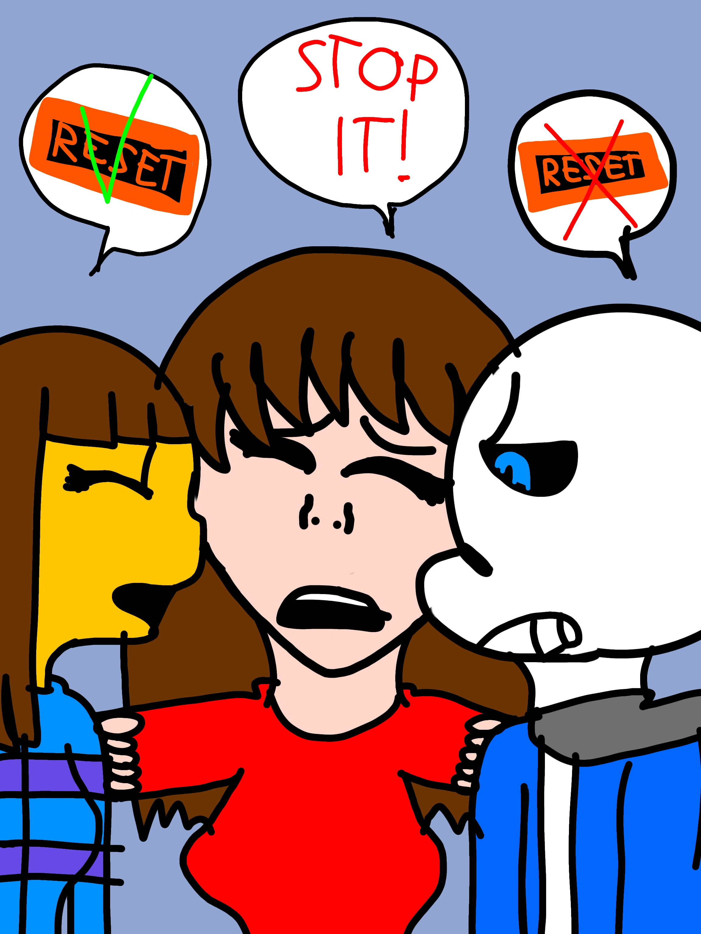 I tried stop Sans's and Frisk's argument in Dust | Fandom