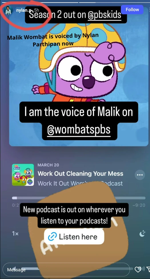 Nylan Parthipan is now the new voice of Malik | Fandom