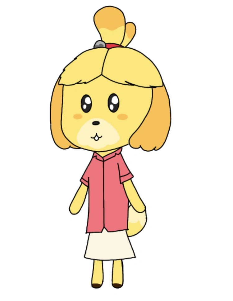 Here’s a doodle of Isabelle since I don’t know how to draw animals :P ...