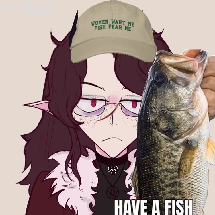 Micheal becomes an outdoors dad and gives you a fish (real 100% not fake at 3 AM) (Picrew too ...