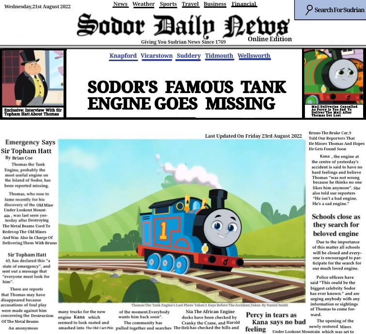 The Great Discovery's Newspaper But It's AEG | Fandom