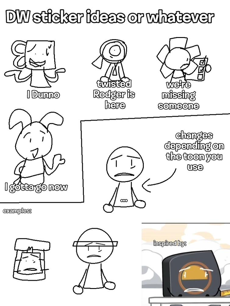 Some sticker ideas or whatever | Fandom