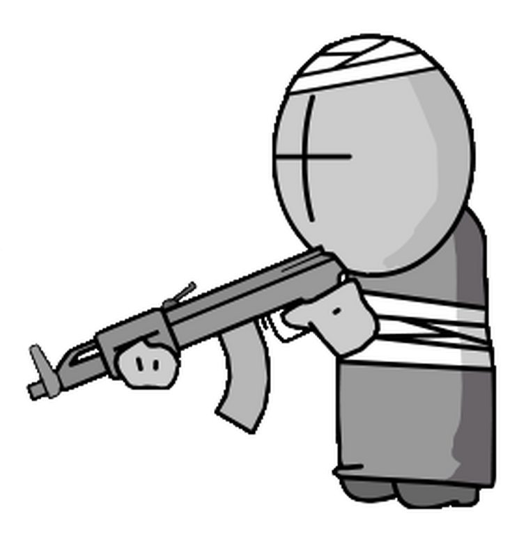 Madness Combat Hank (1-6) transparent render png thingies | Fandom