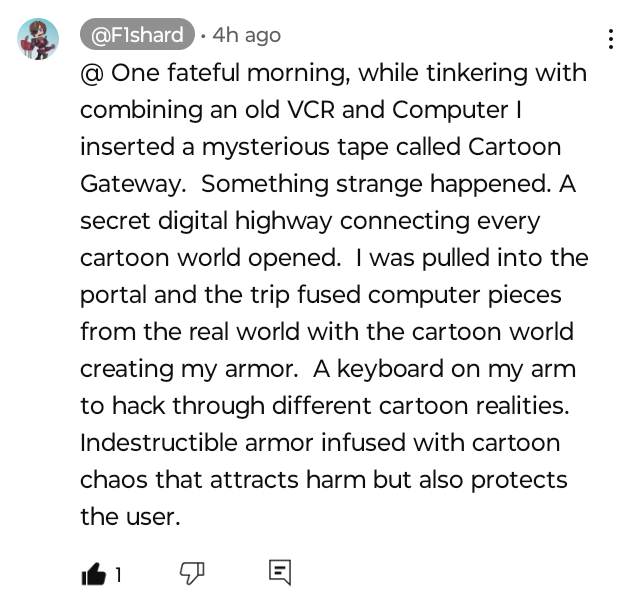 F1shard's Armor Story. | Fandom