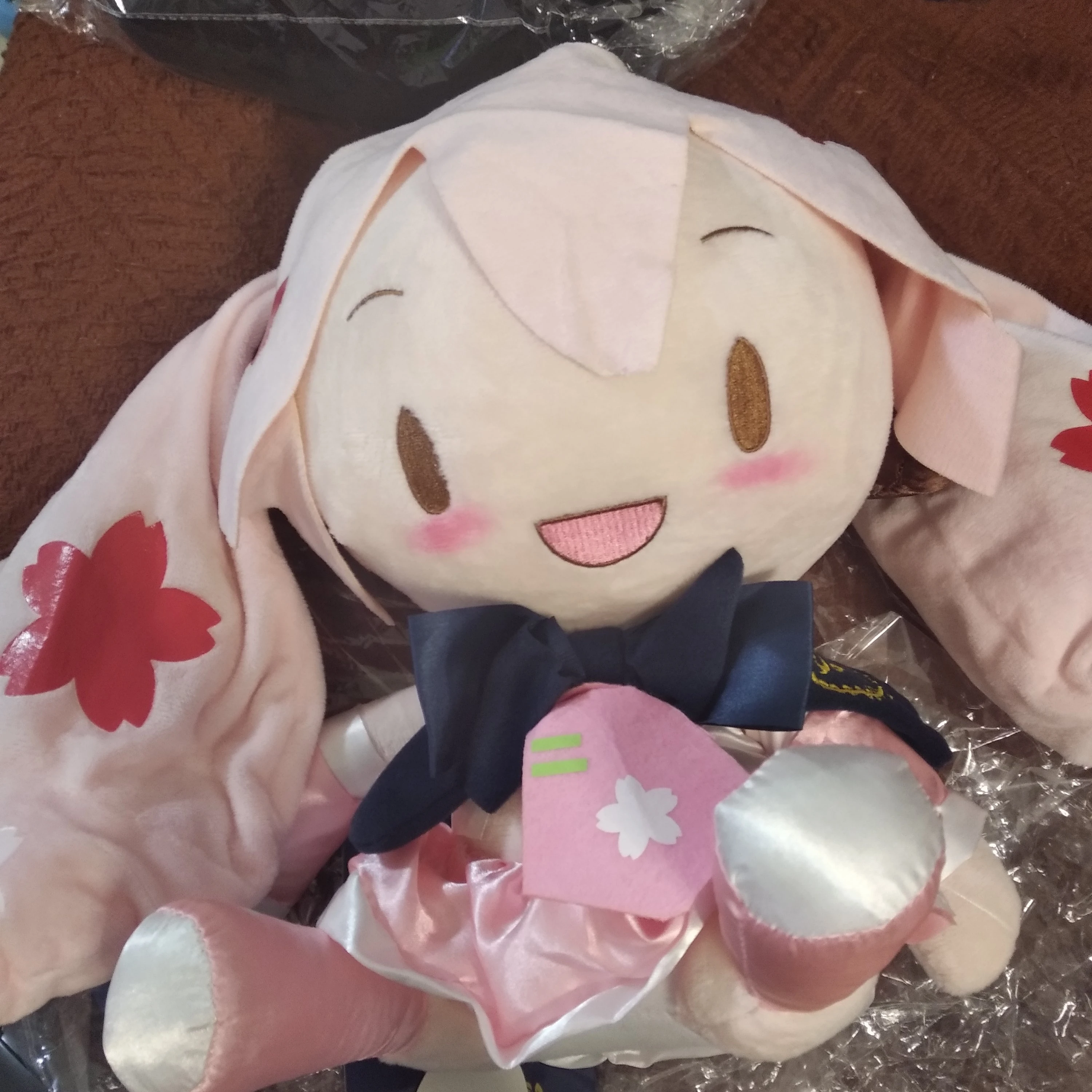 waah! the miku plush arrived way faster that i expected! | Fandom